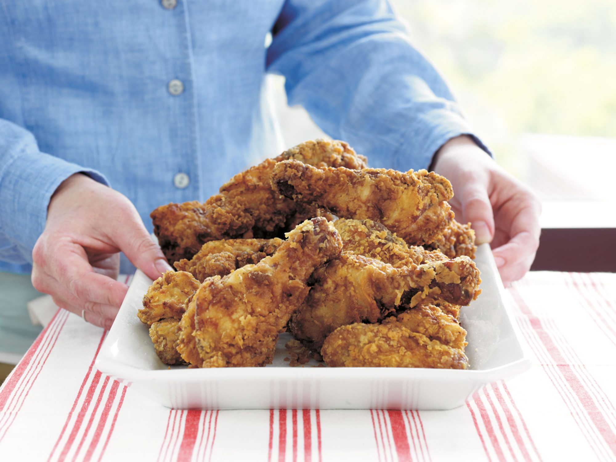 How do you refresh fried food?