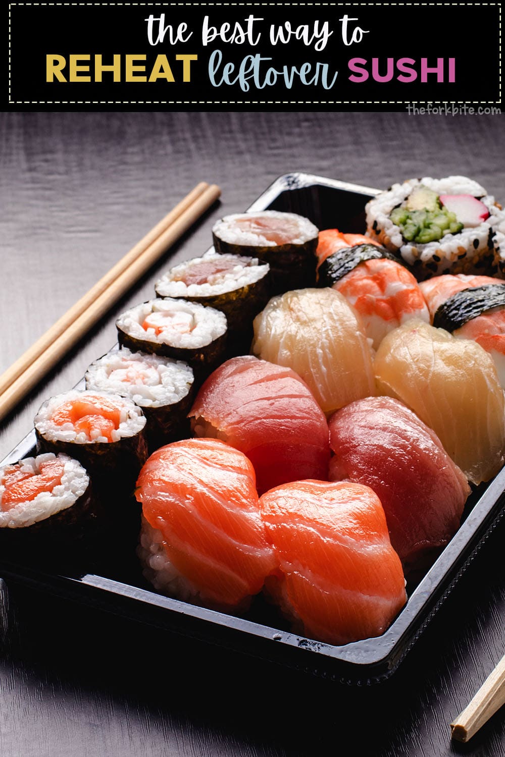 How do you reheat frozen sushi?