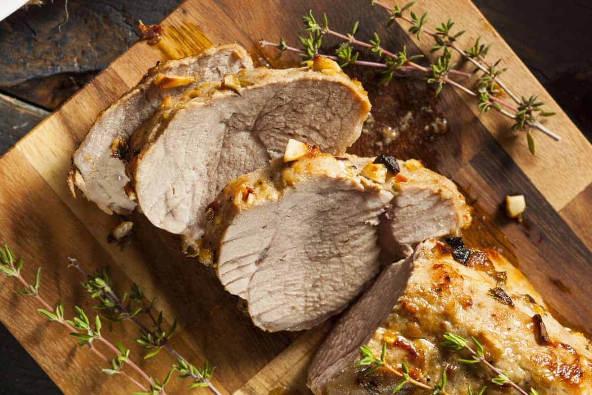 How do you reheat pork loin to make it tender?