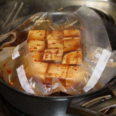 How do you seal tofu?