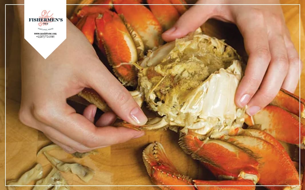 How do you serve Dungeness crab?