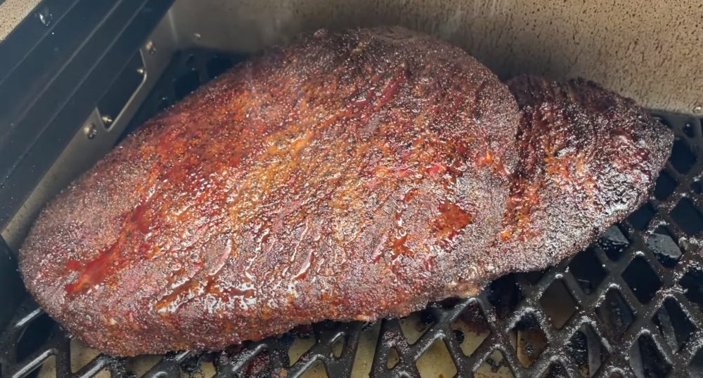 How do you smoke a brisket on a pit boss pellet smoker?