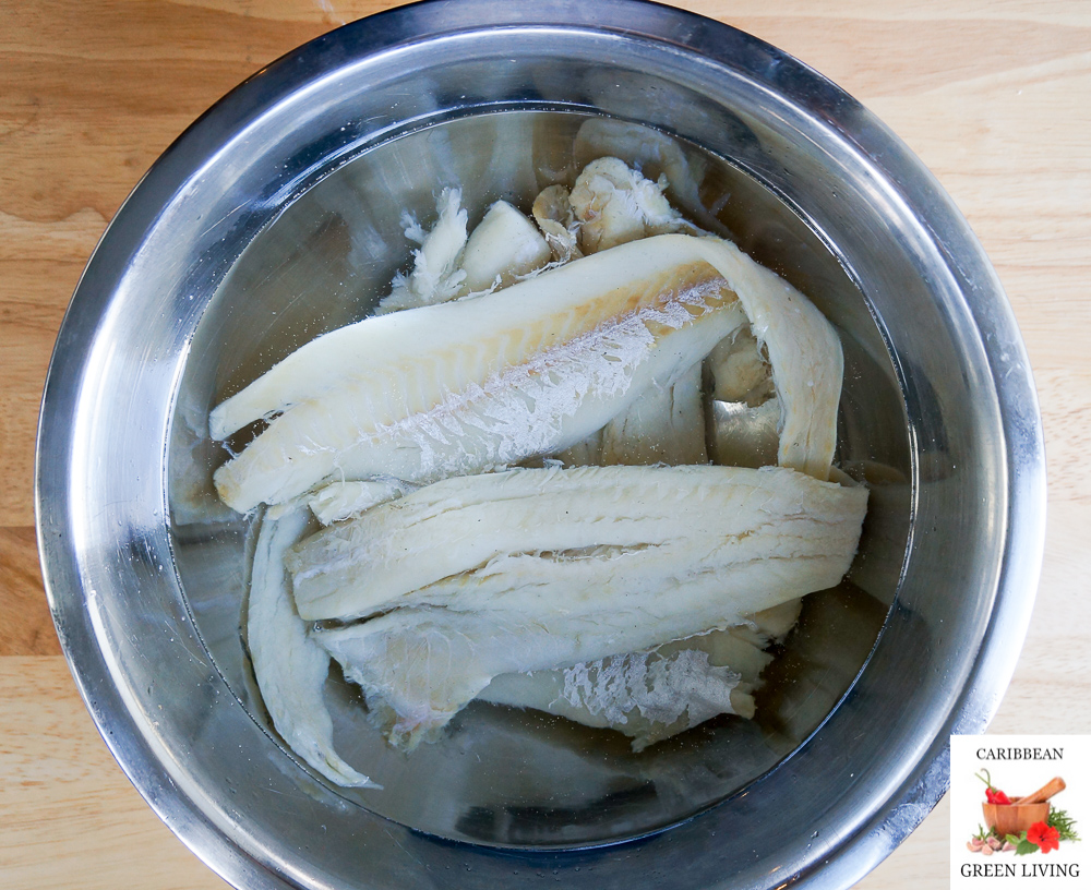 How do you soak codfish?