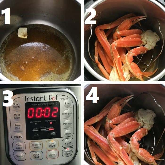 How do you steam crab legs on the stove?