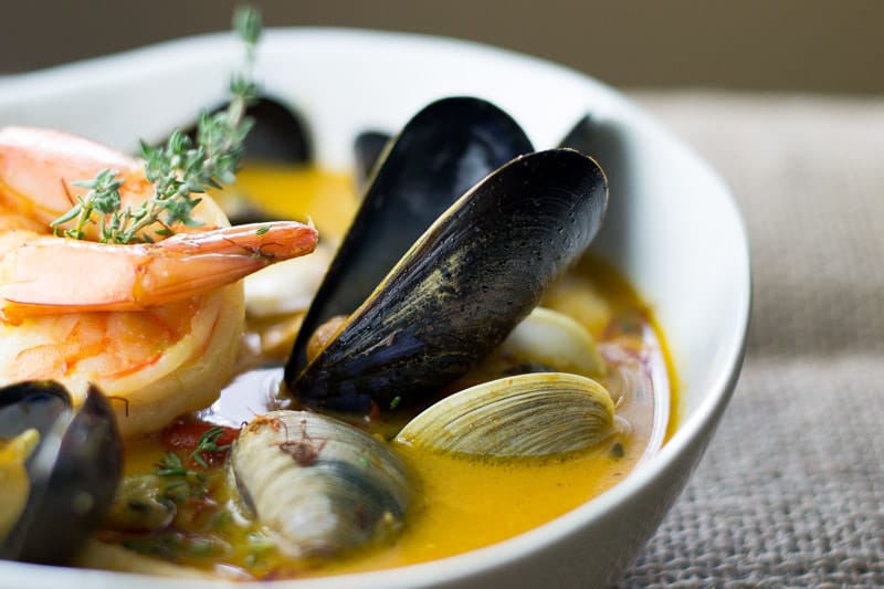 How do you thicken bouillabaisse?