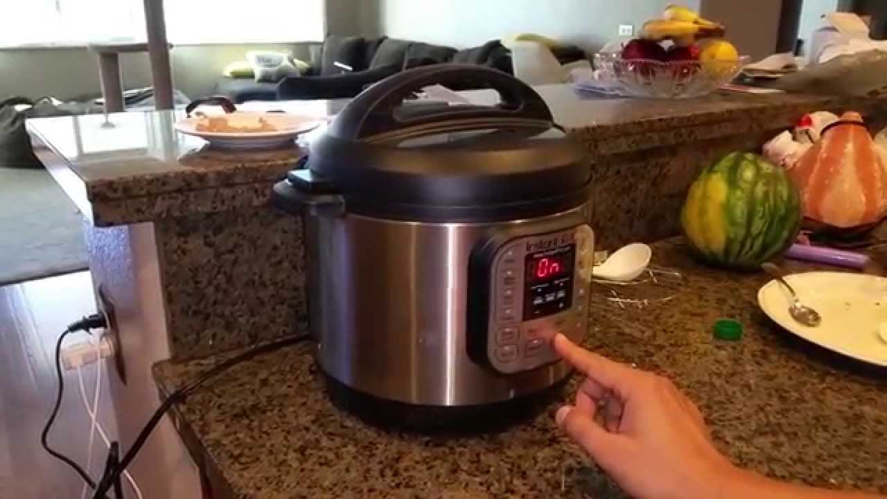 How do you use a pressure cooker for the first time?