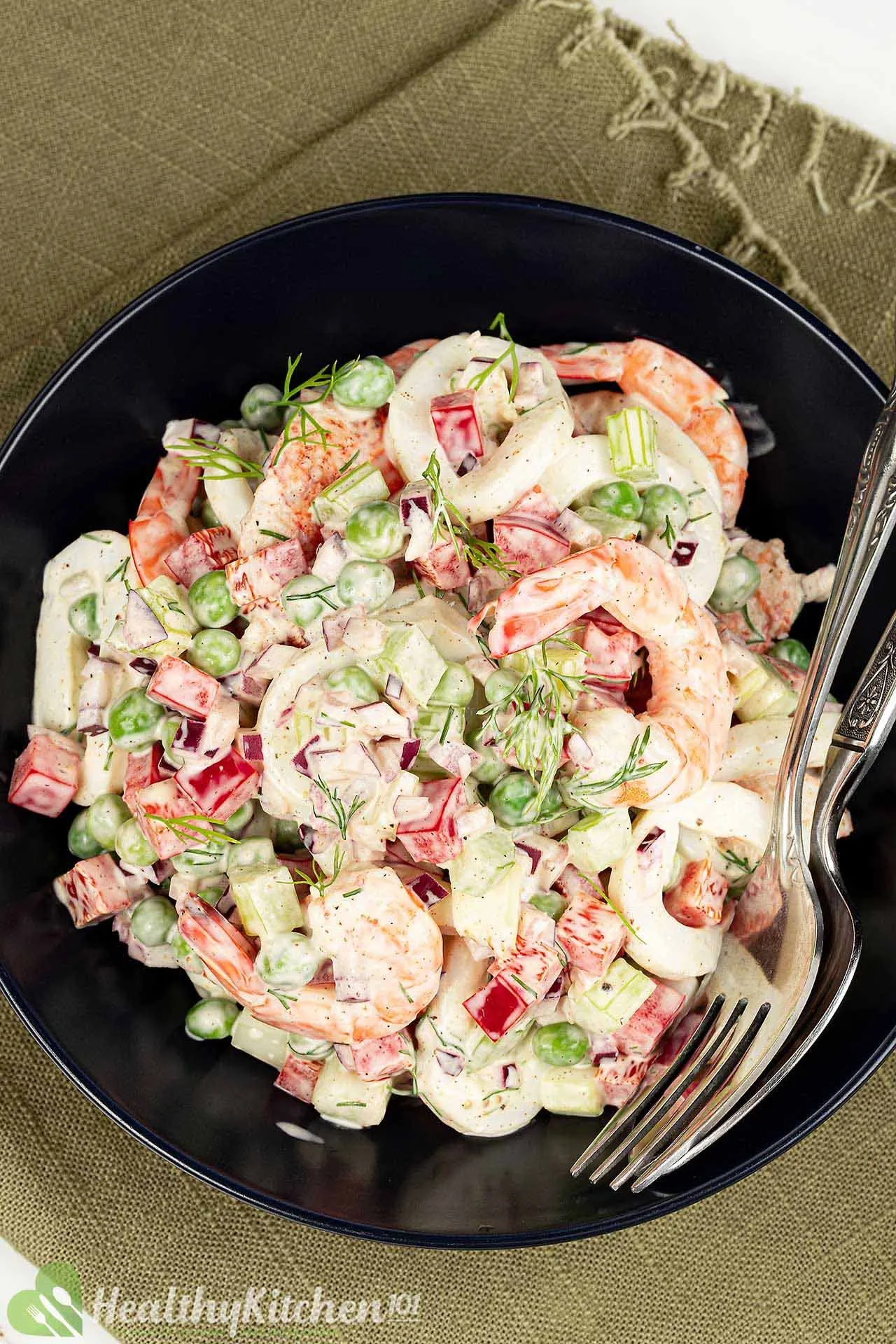 How healthy is seafood salad?