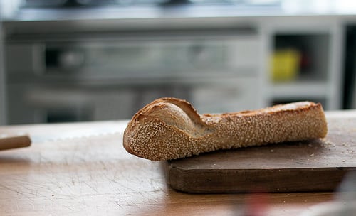 How is bread served in France?