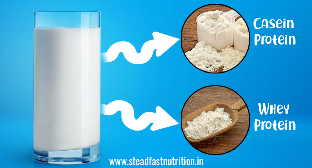 How is protein extracted from milk?