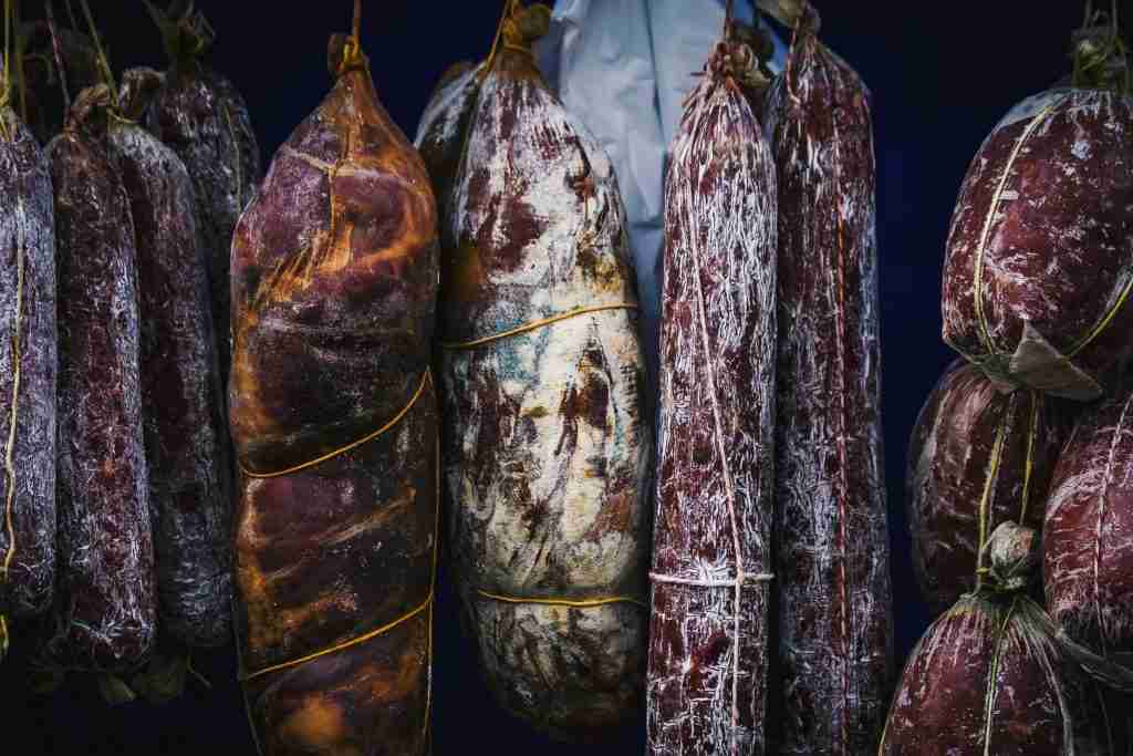 How long can you hang cured meat?
