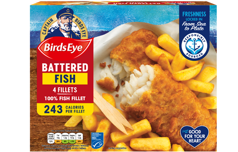 How long do you bake frozen battered fish?