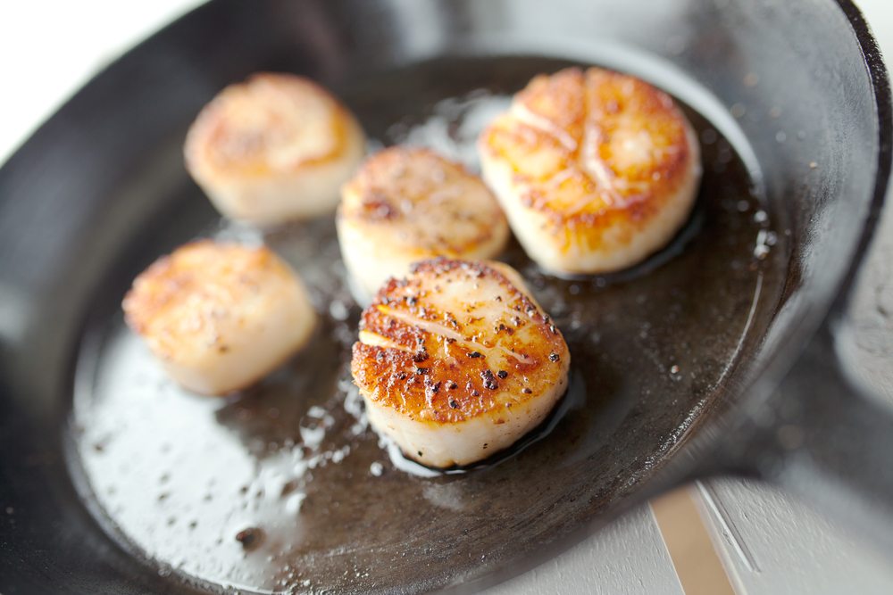 How long do you brine scallops for?