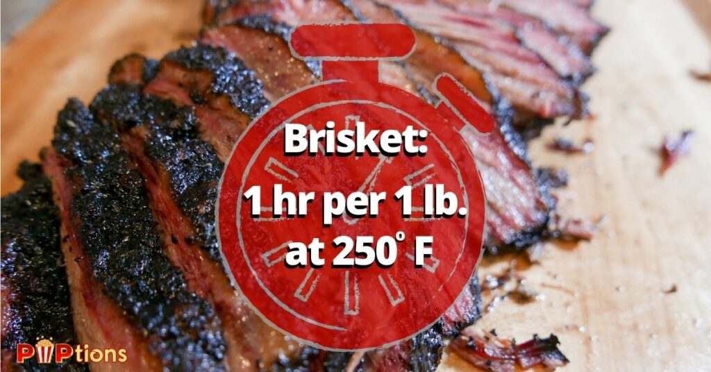 How long do you cook a 14 lb brisket at 250?