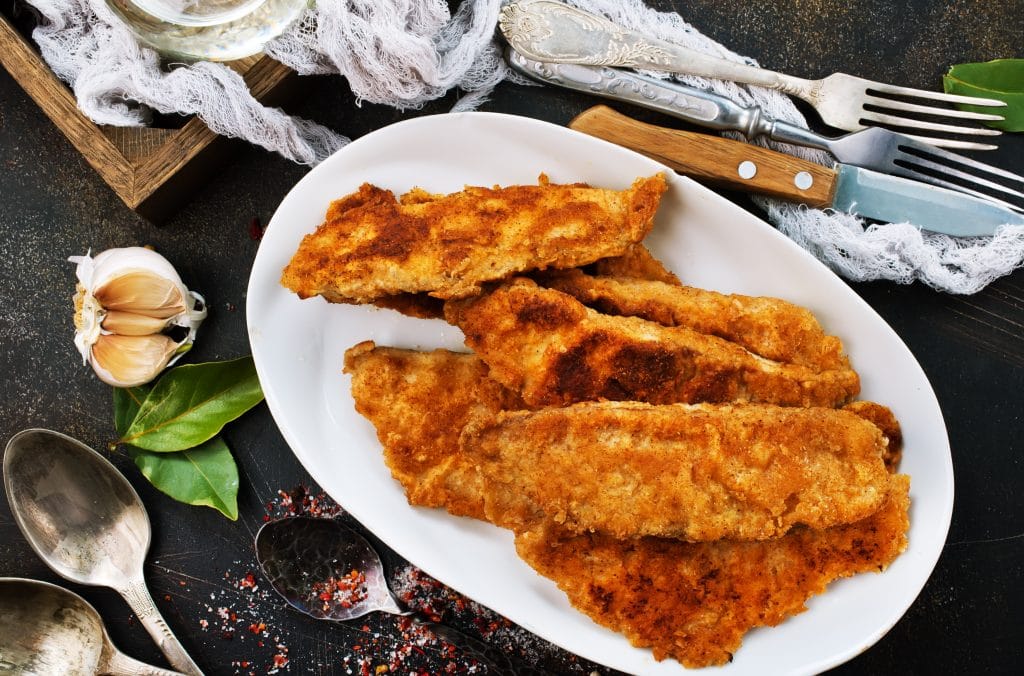 How long do you deep fry frozen fish fillets?
