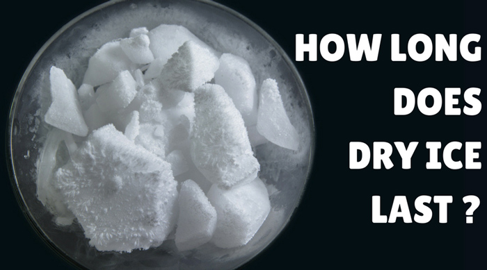 How long does 2 lbs of dry ice last?