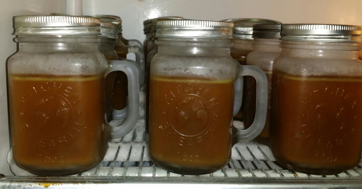 How long does bone broth take to defrost?