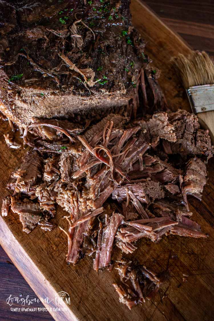 How long does brisket take to fall apart?