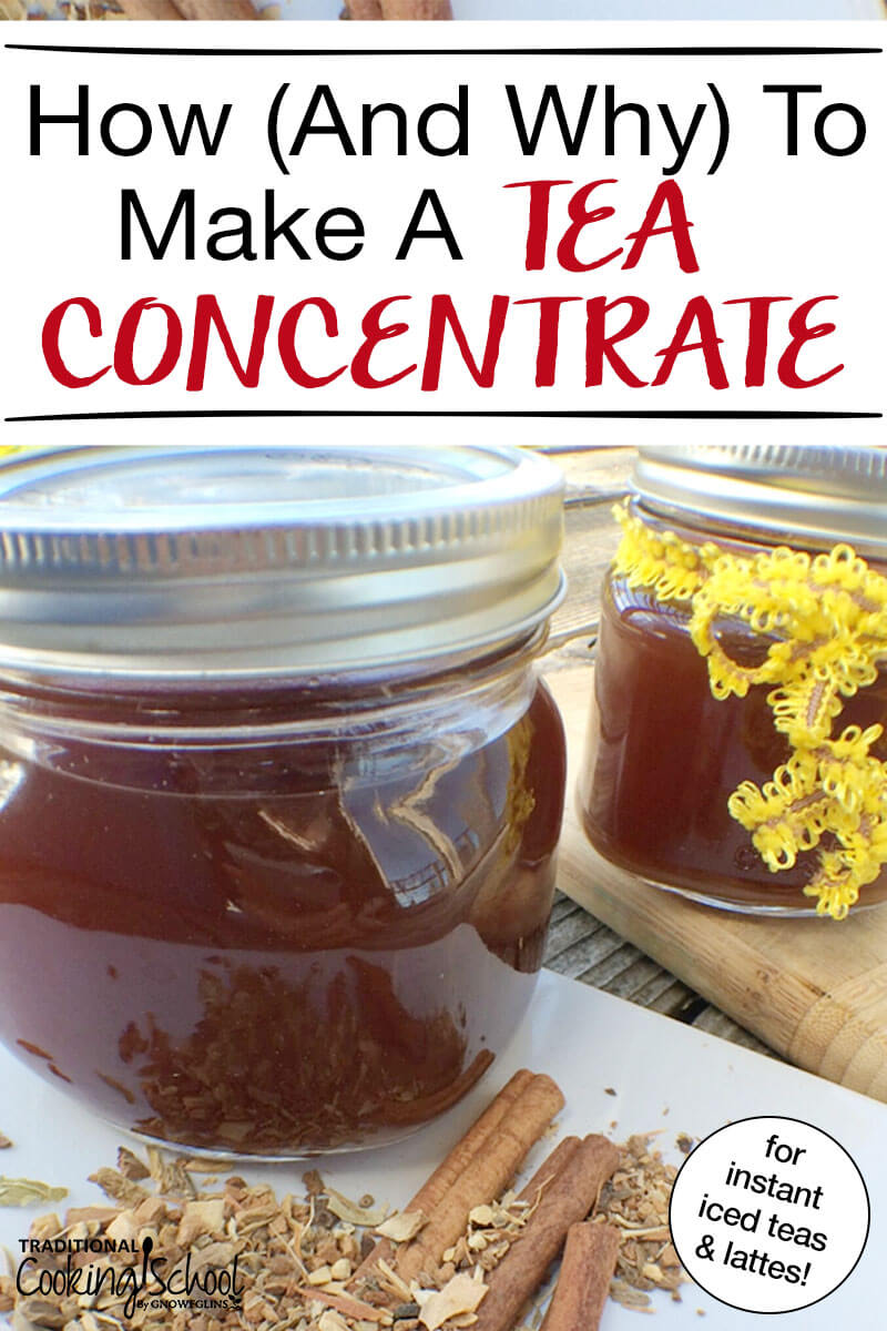 How long does homemade tea concentrate last?