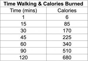 How long does it take to burn 500 calories walking on the treadmill?