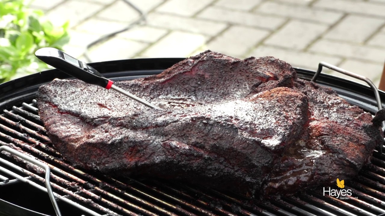 How long does it take to smoke a brisket in a Weber Smokey Mountain?