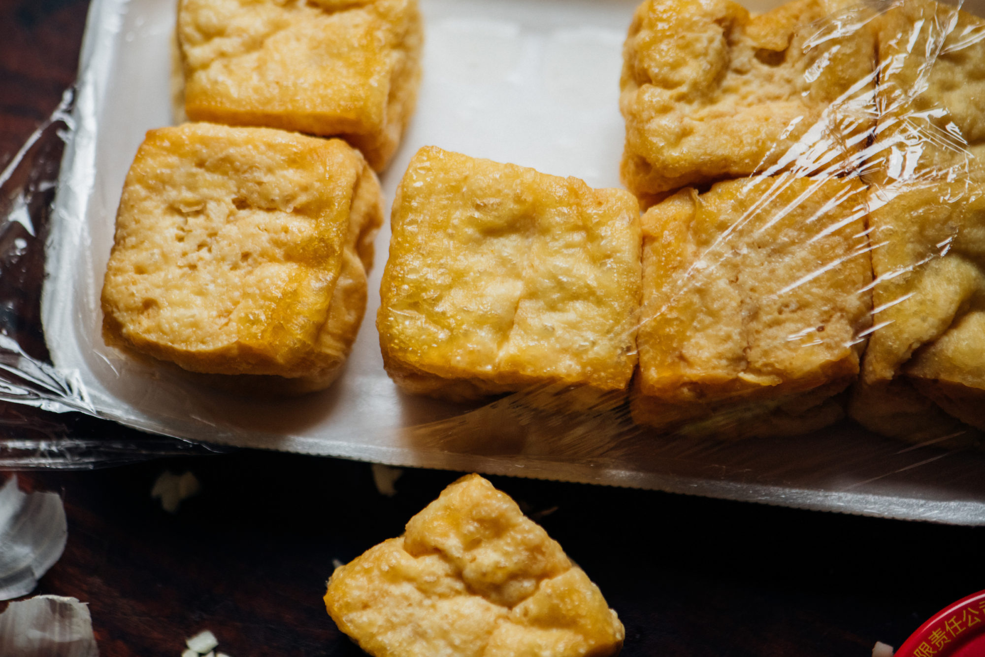 How long does store bought fried tofu last in the fridge?