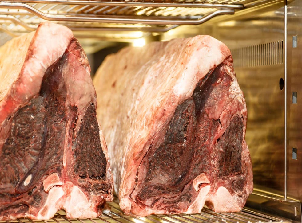 How long is the longest dry aged steak?