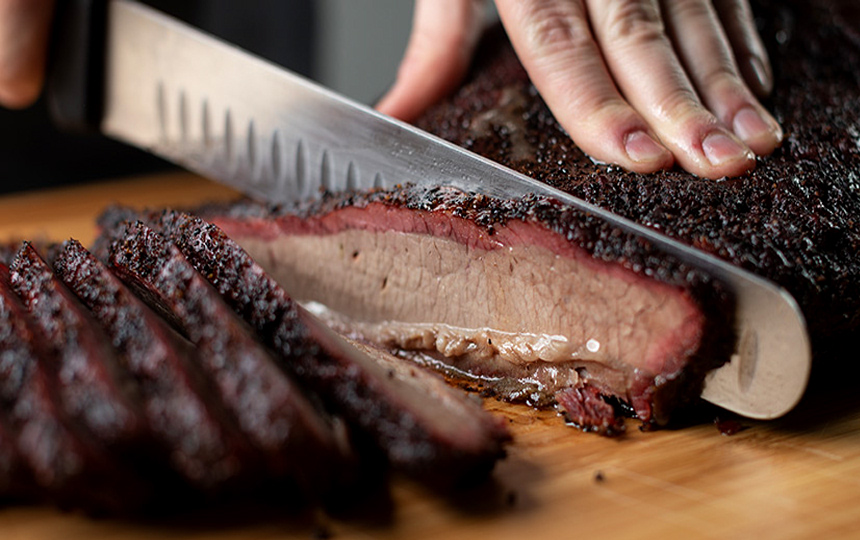 How long should brisket rest before carving?