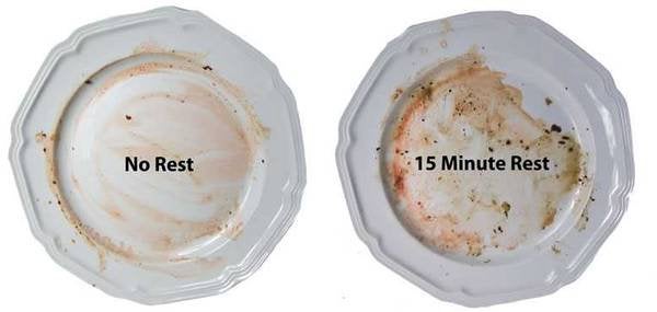 How long should steak rest at room temp before cooking?