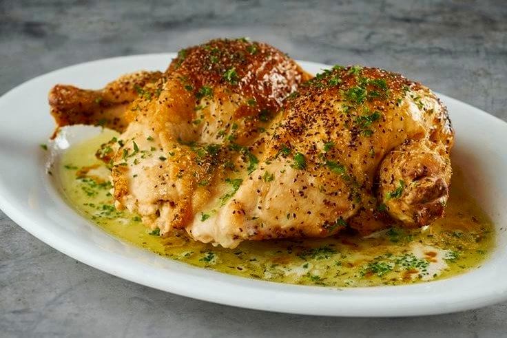 How long to bake Ruth Chris stuffed chicken?