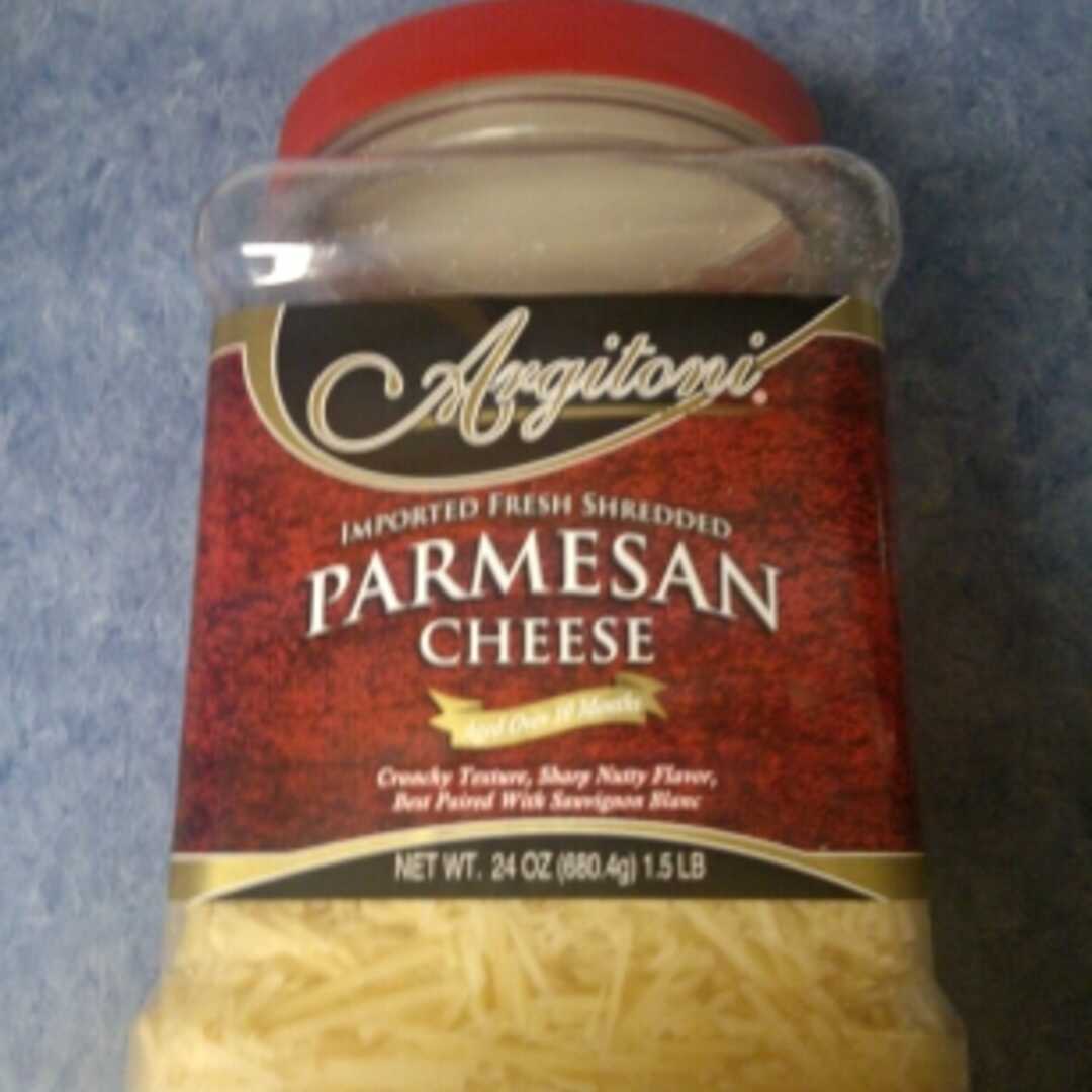 How many calories are in a 1/4 cup of parmesan cheese?