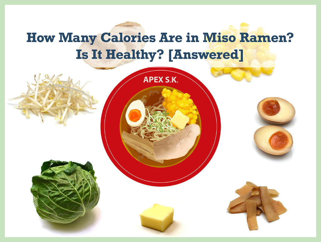 How many calories are in a big bowl of miso soup?