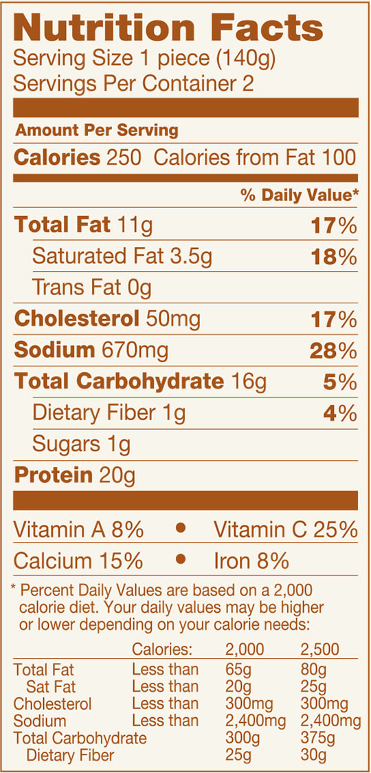 How many calories are in a stuffed chicken breast with broccoli and cheese?