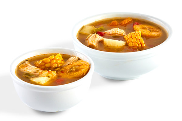 How many calories are in Pollo Tropical soup?