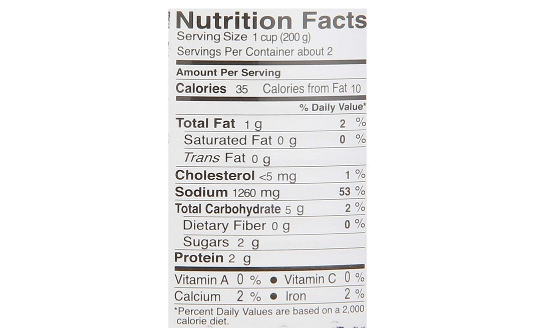 How many calories are in Thai tom yum soup?