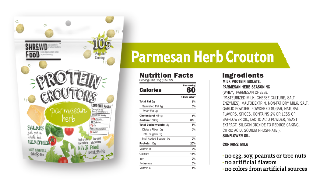 How many calories is a whole bag of croutons?