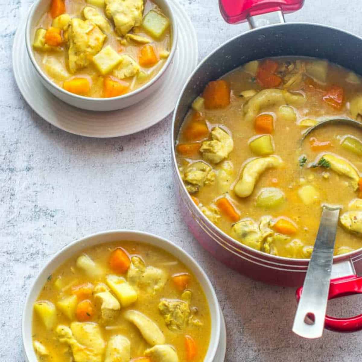 How many calories is Jamaican Chicken Soup?