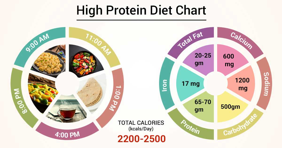 How many calories should I eat on a high-protein diet?