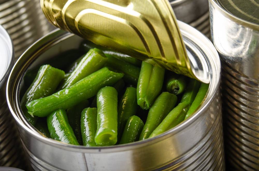 How many cups of green beans are in a can?