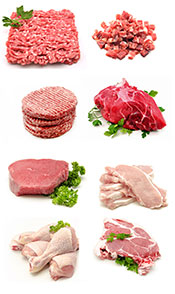 How many different types of meat are there?
