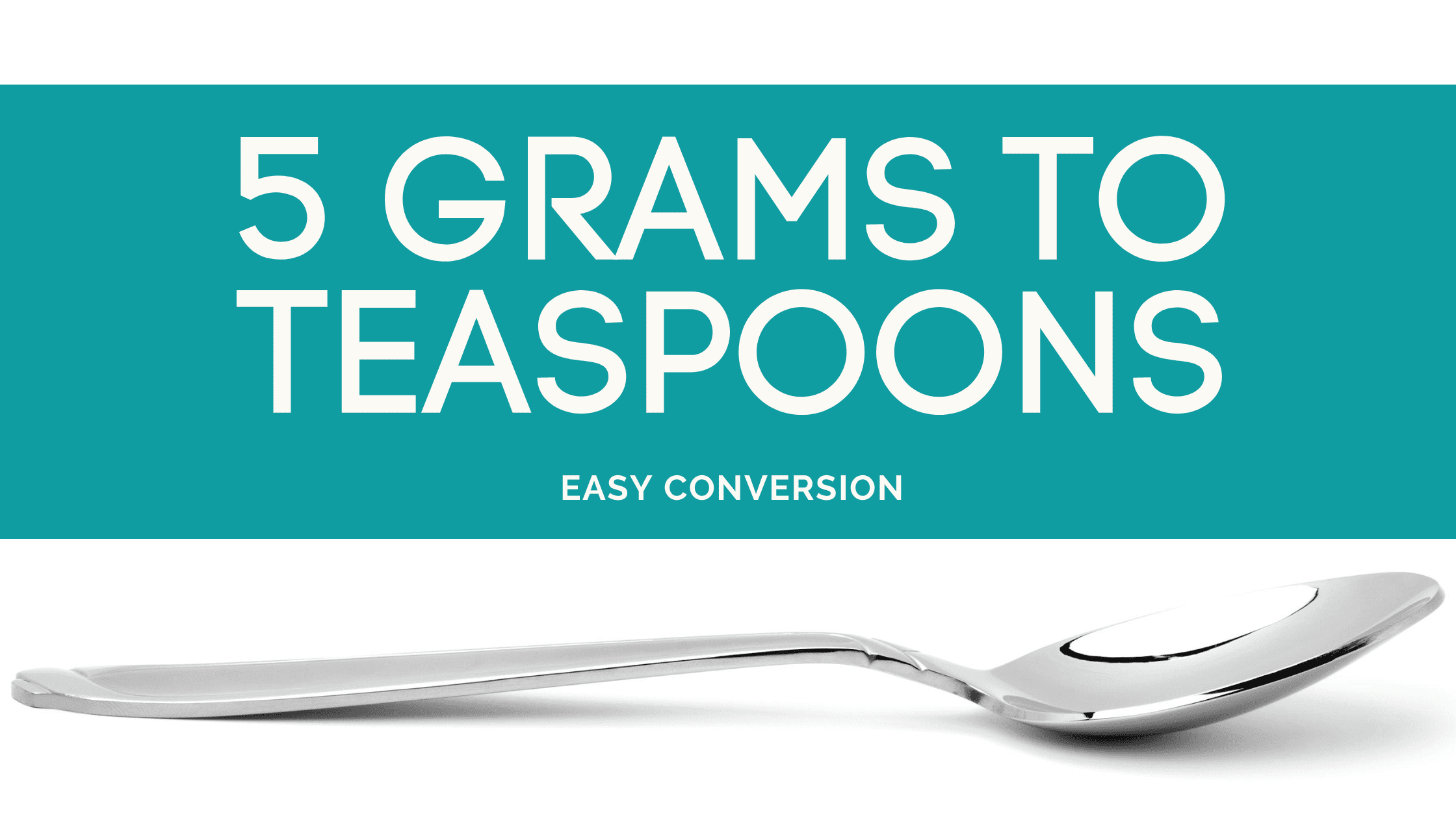 How many teaspoons is 5 grams?