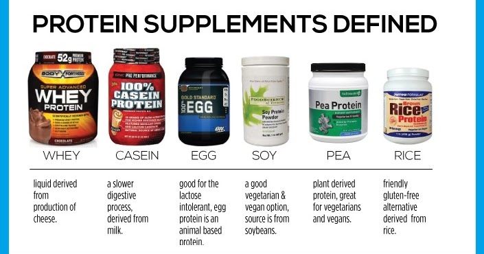 How many types of protein powders are there?