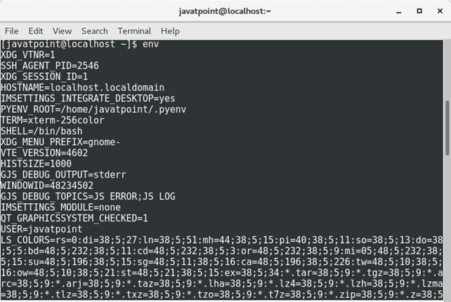How many types of variables are there in Linux?