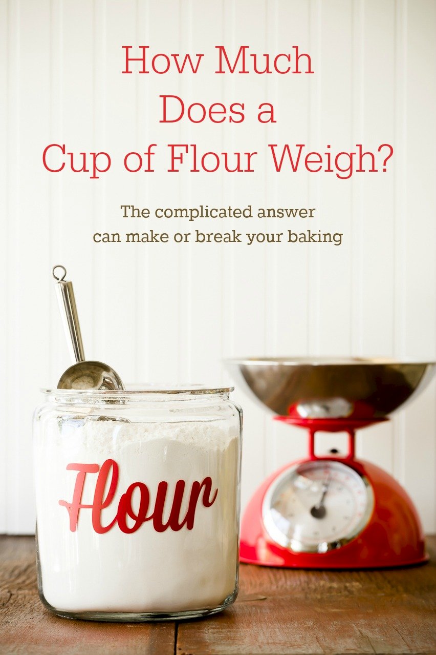 How much does 1 cup of all purpose flour weigh?