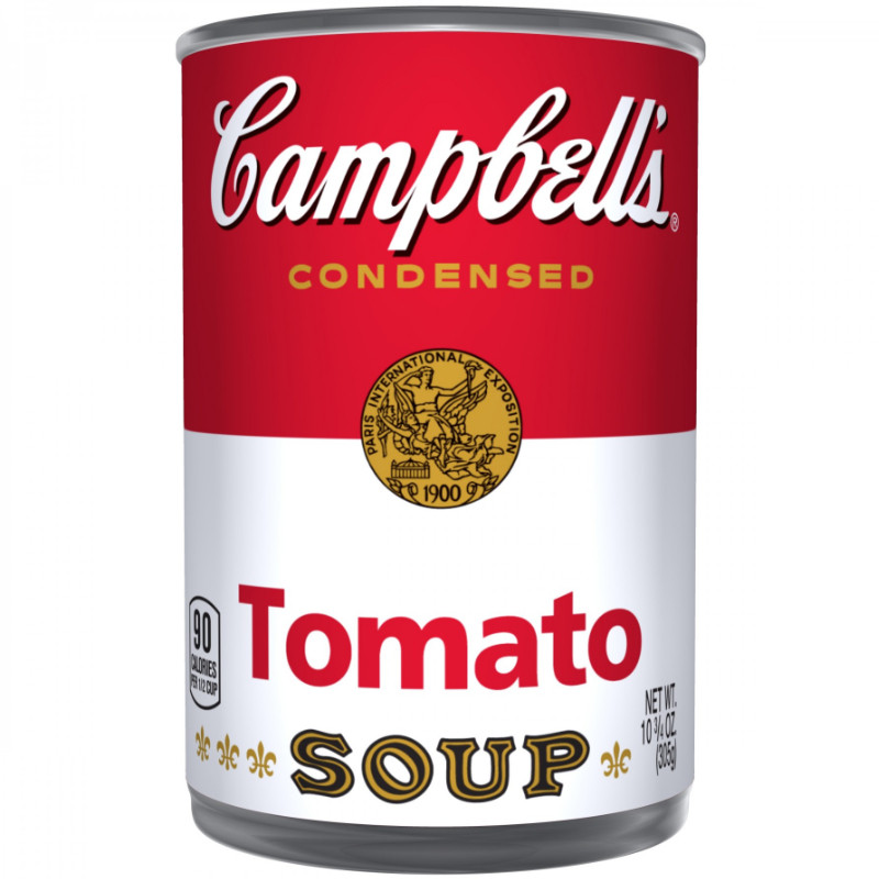 How much does a can of Campbell's tomato soup weigh?