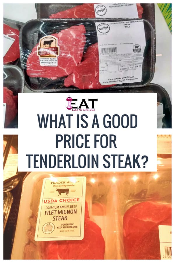 How much does filet mignon usually cost?