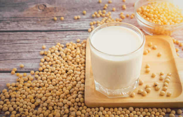 How much milk do you get from 1kg soybeans?