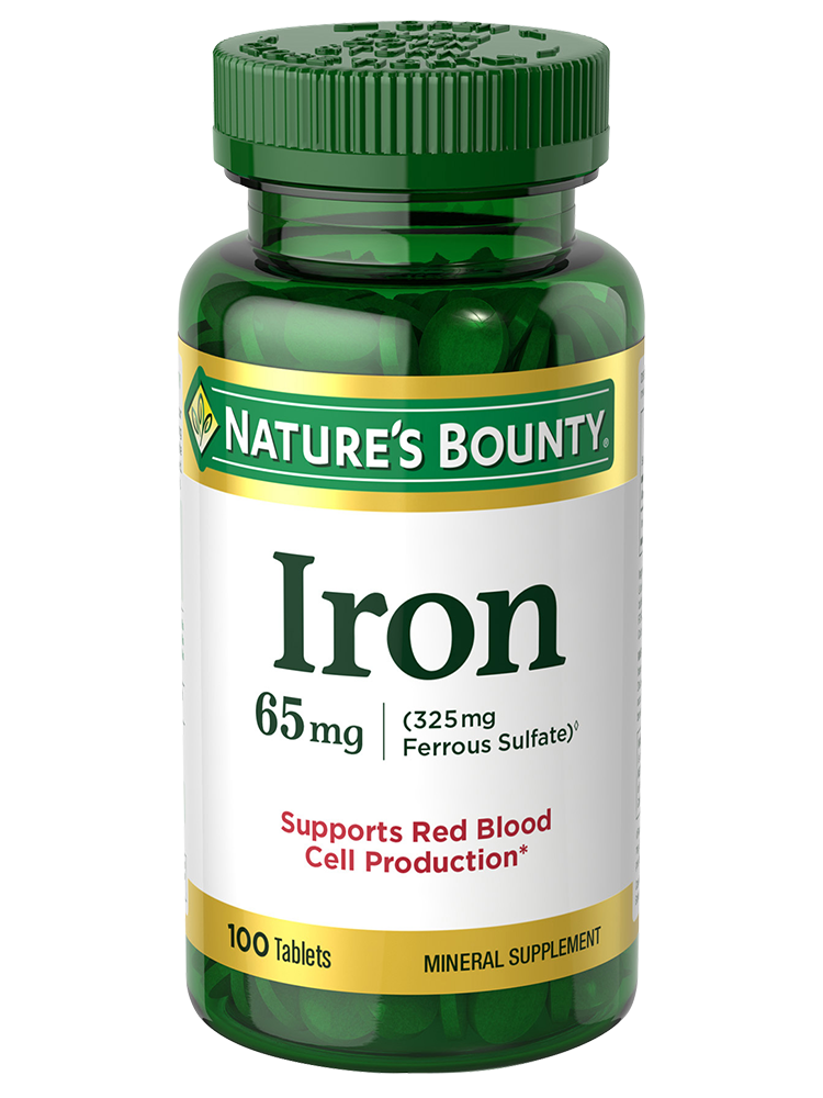 How often should I take 65 mg of iron?