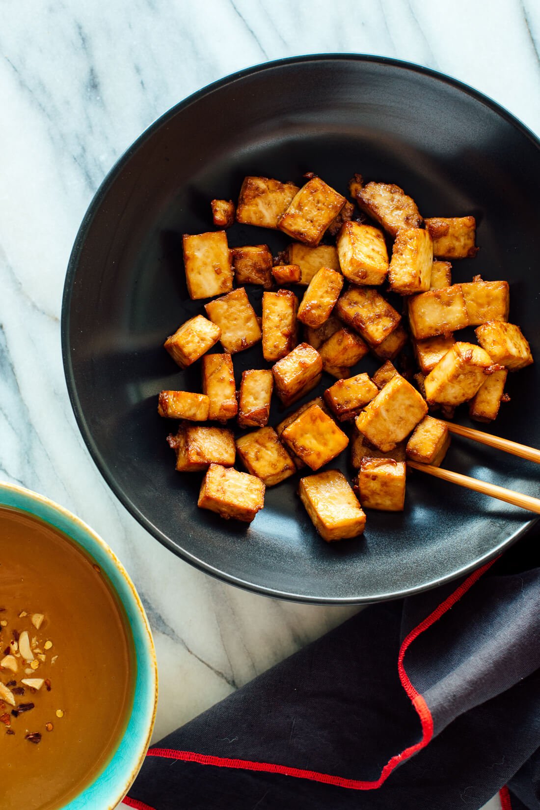 How to bake crispy baked tofu?