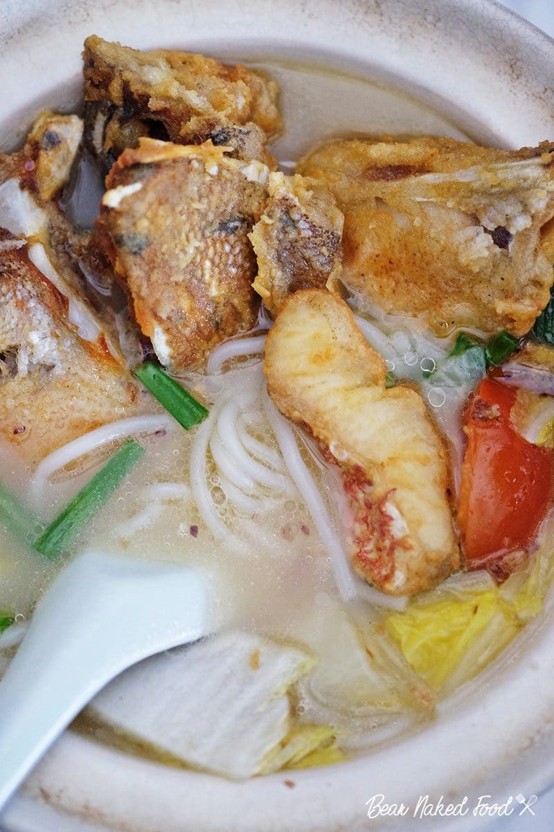 How to cook fried fish in soup?