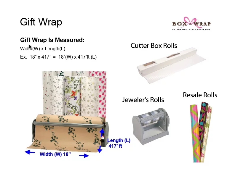 How wide is wrapping paper roll?